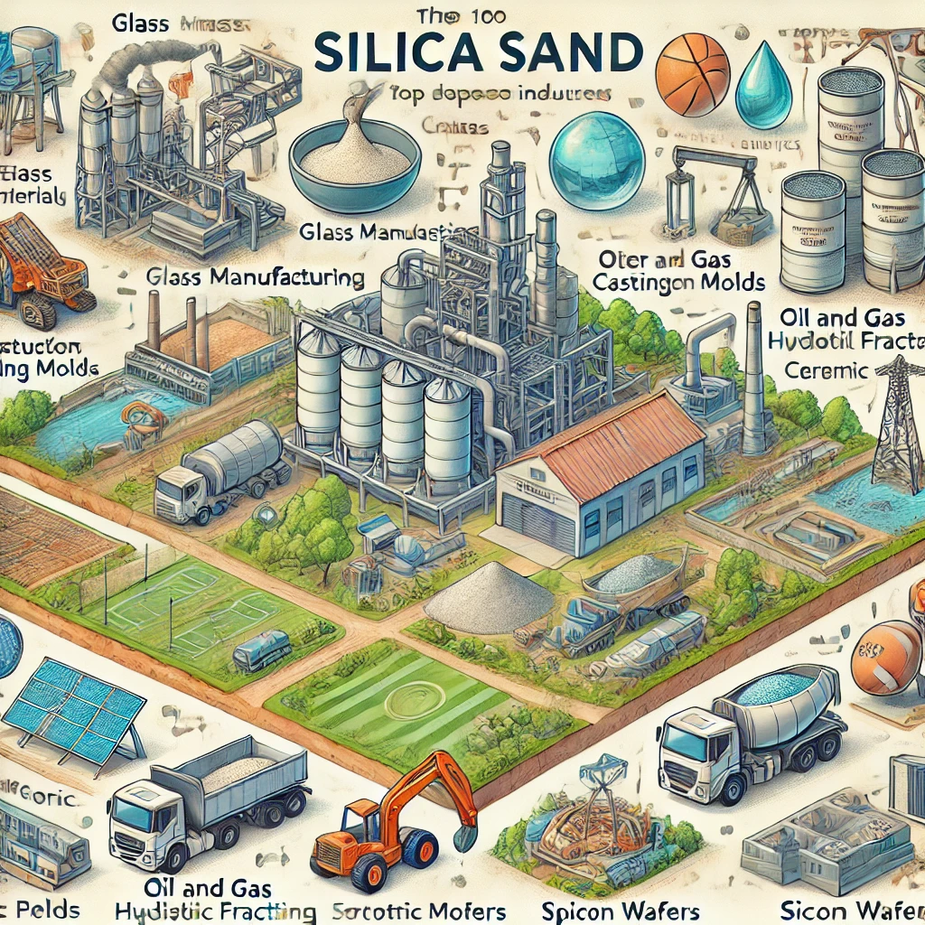 The Role of Silica Sand: Top 10 Industries That Rely on It